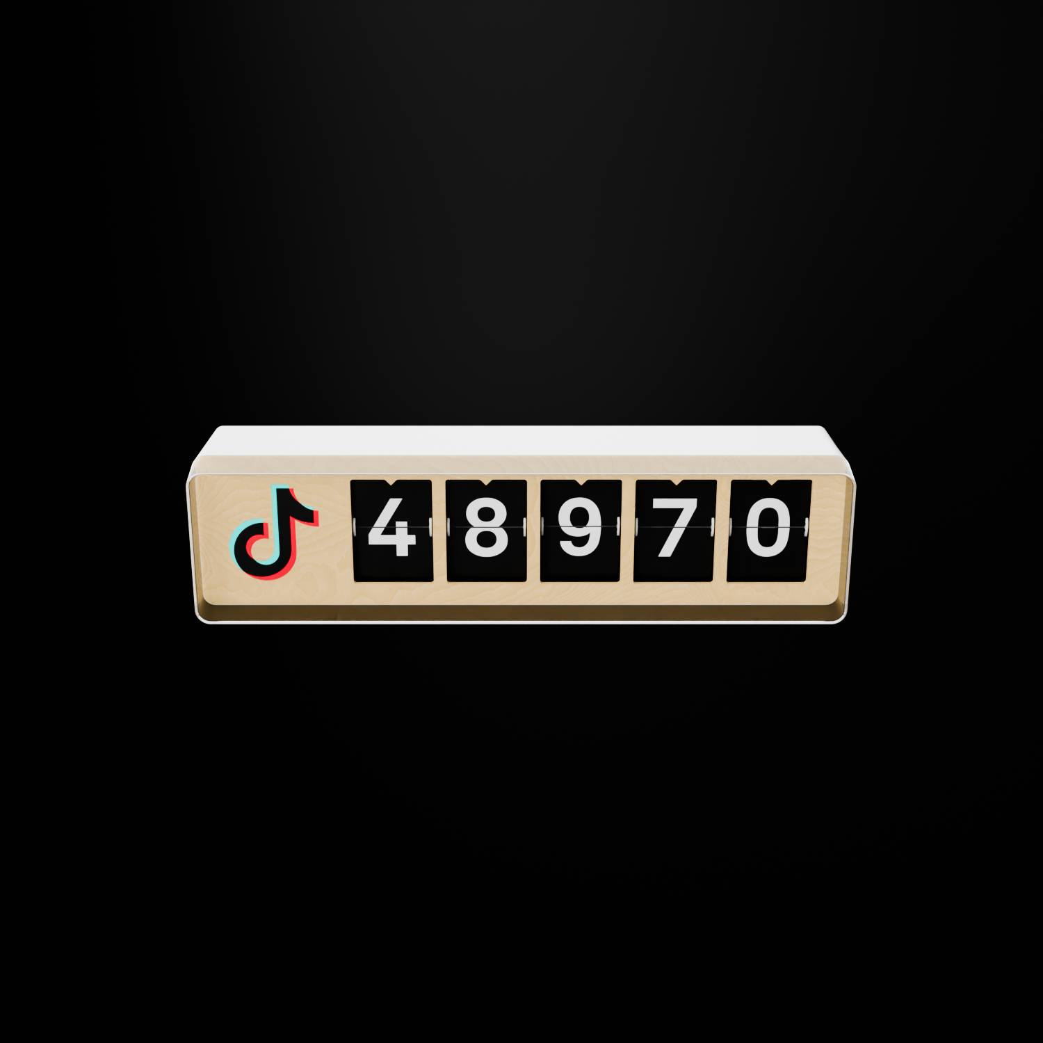 Smiirl. Discover - TikTok Counter, 5 Digits