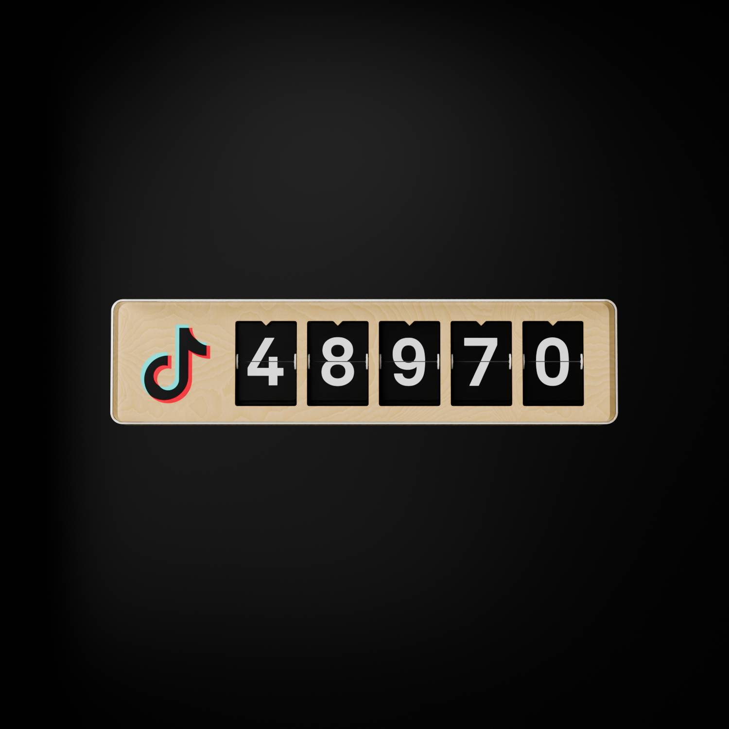 Smiirl. TikTok Counter 5-digit